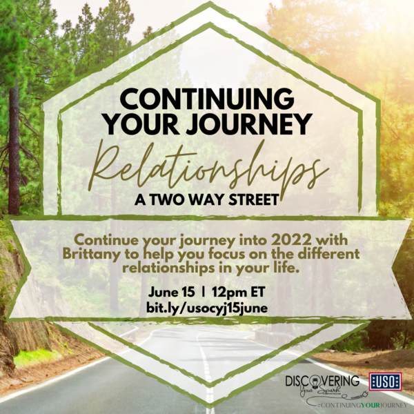 Continuing Your Journey: Relationships Featuring Brittany Boccher • USO ...